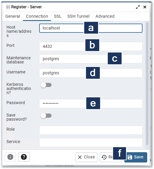 How to connect to the Qlik Sense Enterprise on Windows or Qlik NPrinting PostgreSQL database
