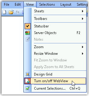 QlikView shows Lost Connection to Server error when opening a local document in WebView mode