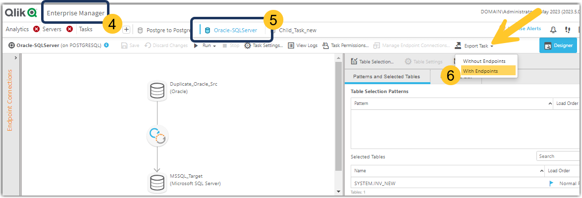 Qlik Replicate How To Convert A Direct Task Into A Log Stream Task Without Reloading