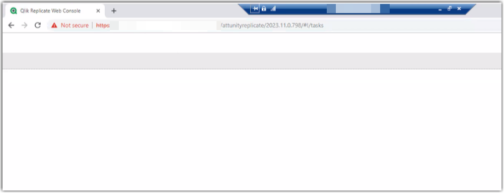 Qlik Replicate Console Ui Issues After Upgrade