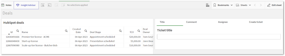 How to build a write back solution with native Qlik Sense components and Qlik Application Automation