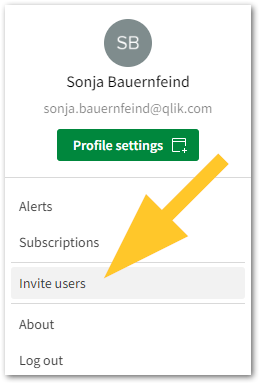 Adding and inviting users to Qlik Cloud