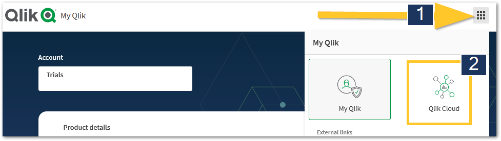 How do I access my Qlik Cloud Analytics Tenant?