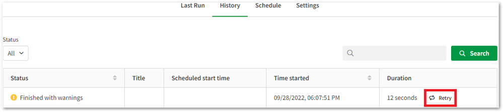 Qlik Application Automation: How to automatically rerun a failed automation