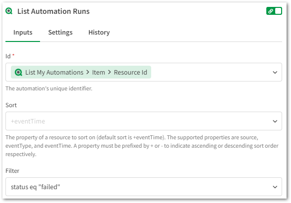 Qlik Application Automation: How to automatically rerun a failed automation