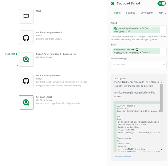CI/CD pipelines for Qlik Sense apps with automations and Github