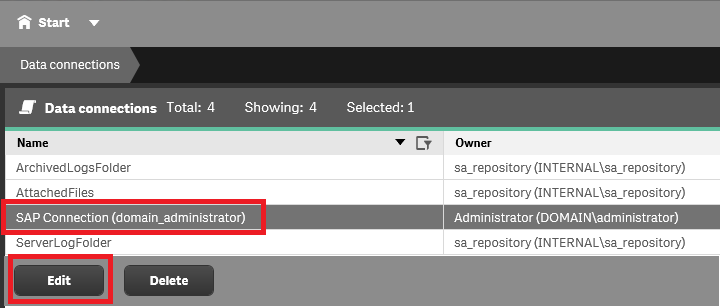 Sap Connector In Qlik Sense Using Standard Mode