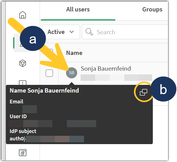 How to find a Qlik Cloud user's user ID