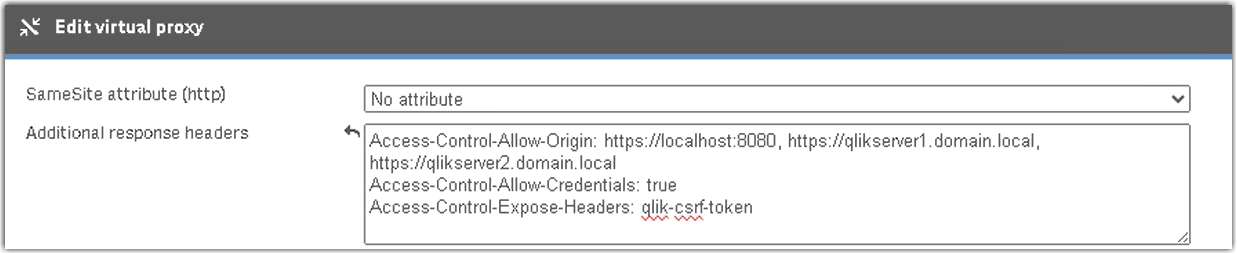 Qlik Sense Enterprise on Windows: Extended WebSocket CSRF protection