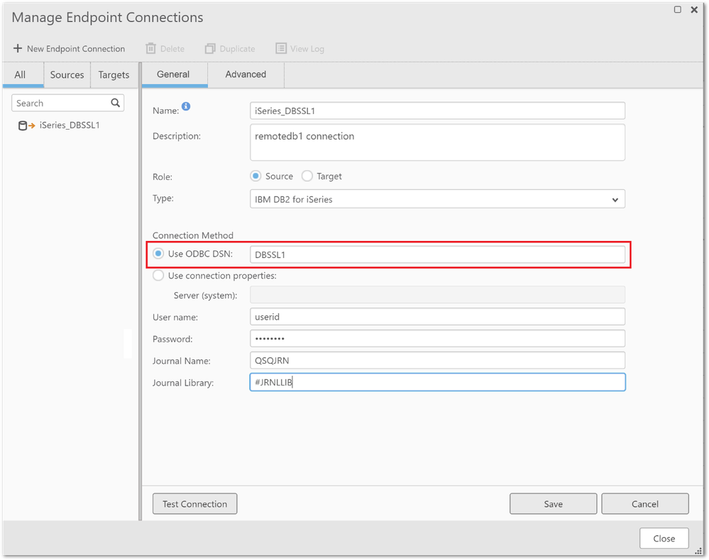 Qlik Replicate: LINUX SSL setup for DB2i connection