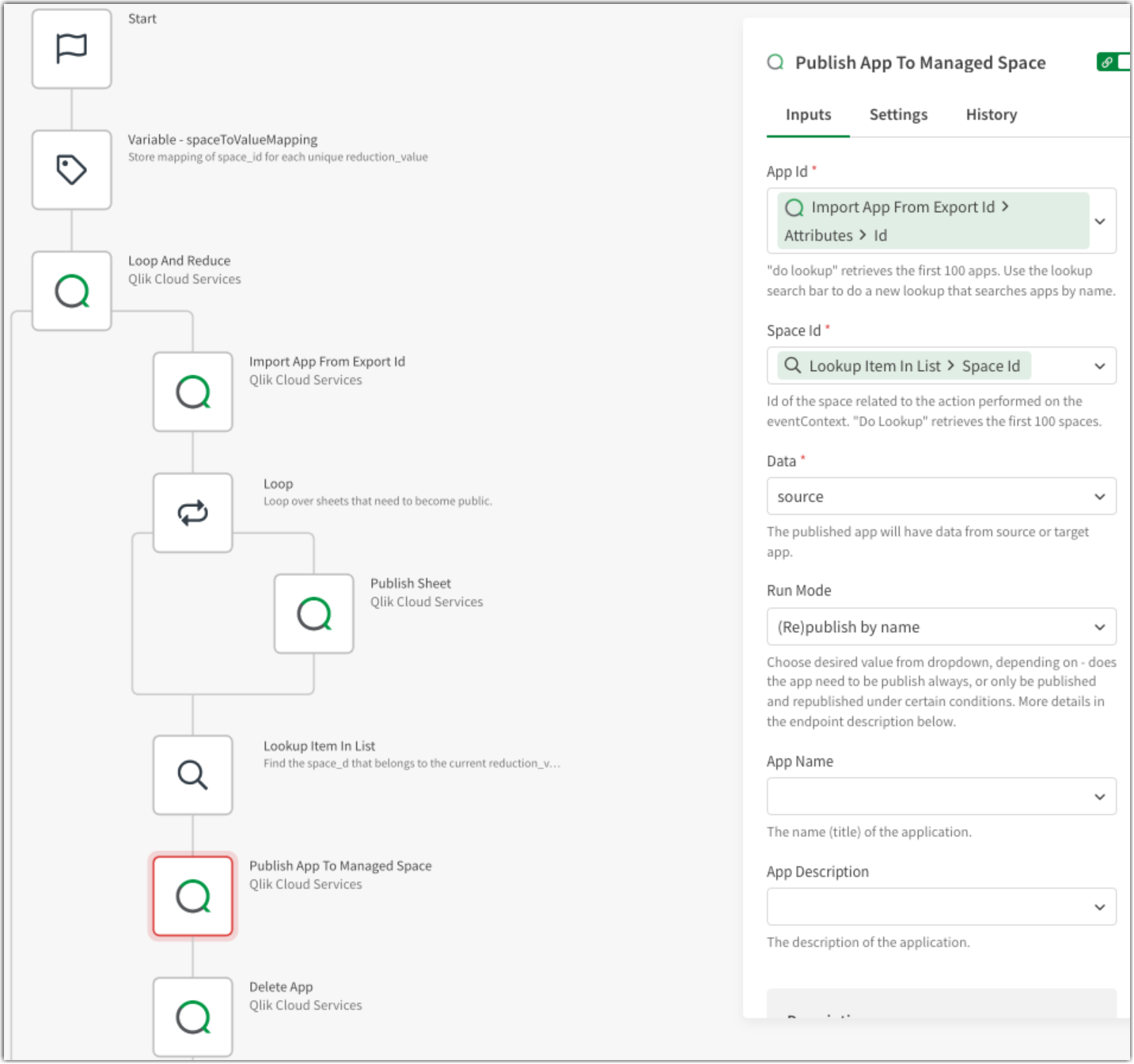 How To Loop And Reduce With Qlik Application Automation Advanced And Qlik Cloud