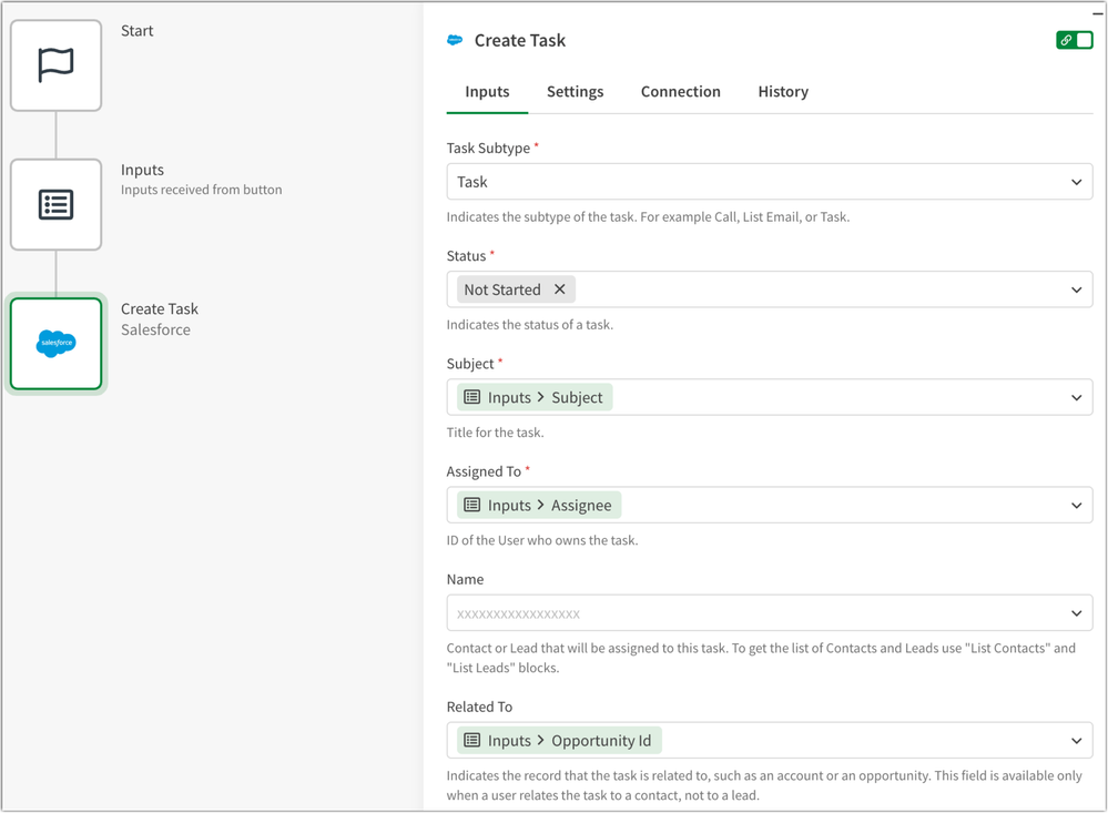 Qlik Automate: Create Tasks in Salesforce and compel your sales team to take action
