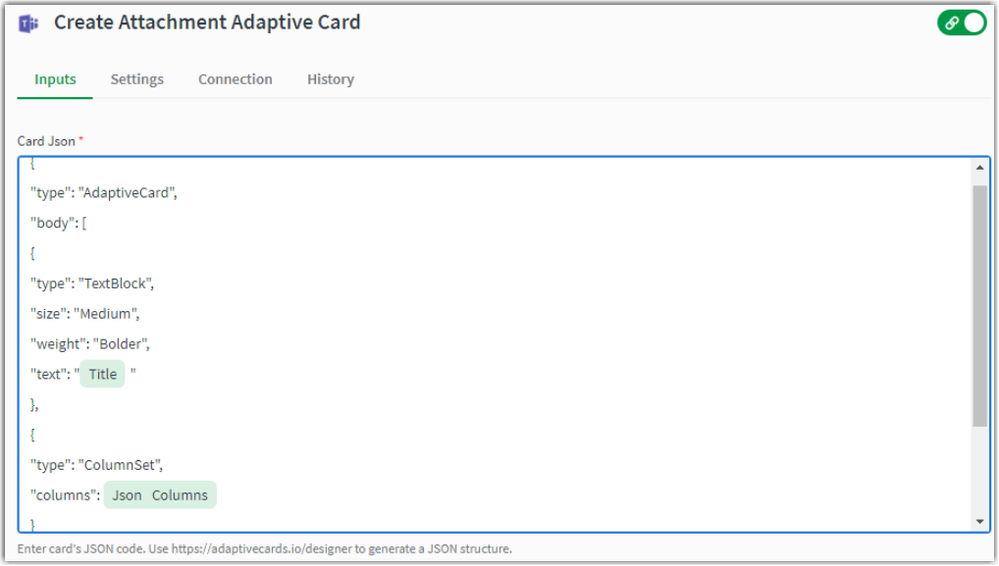 How to send straight table data to Microsoft Teams as a table using Qlik Automate
