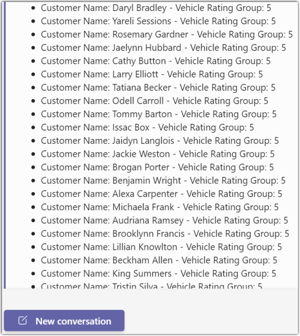 How to send straight table data to Microsoft Teams as a message using Qlik Automate
