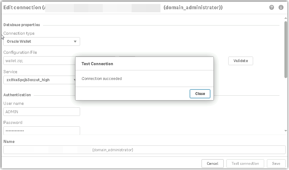 How to create a Qlik Oracle Wallet ODBC connection via the QRS Rest API