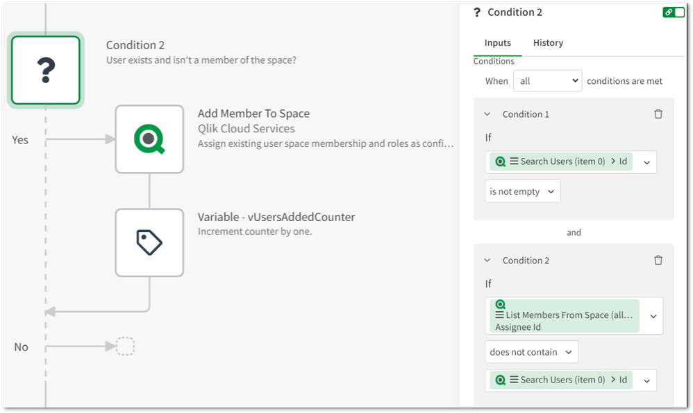 How to: Use Qlik Automate to manage space membership (users)