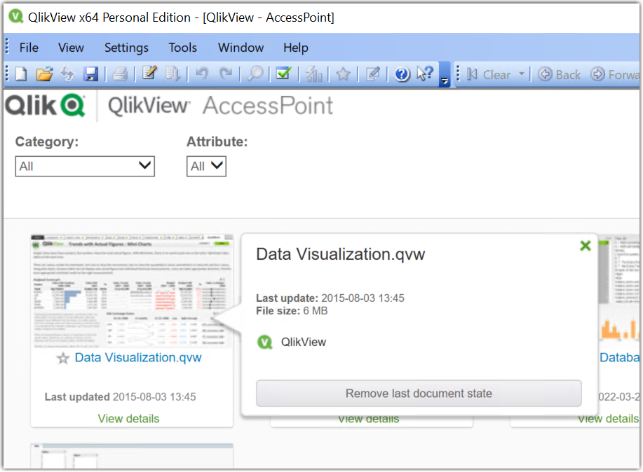 QlikView Desktop Client: AccessPoint in Desktop defaults to wrong client from version 12.80