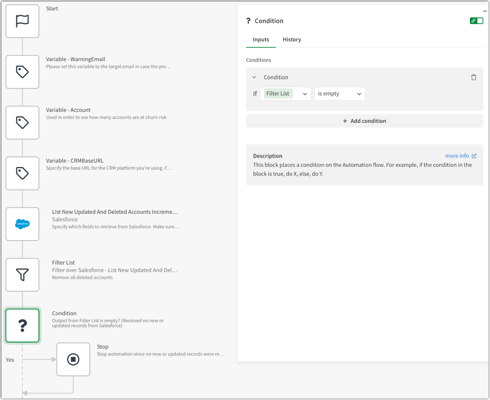How to predict customer churn risk using Qlik Predict and Qlik Automate