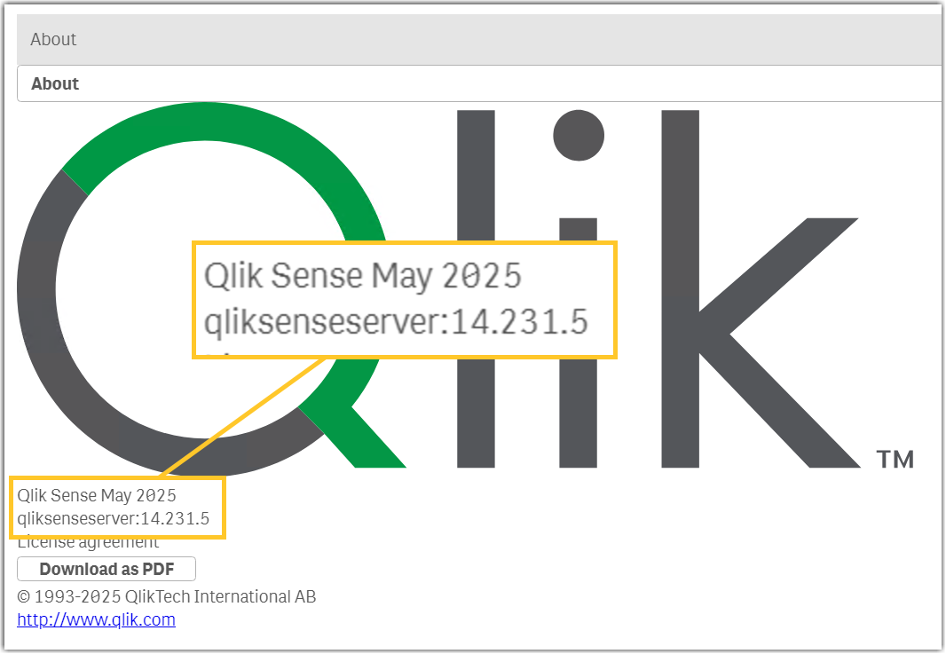 What version of Qlik Sense Enterprise on Windows am I running?