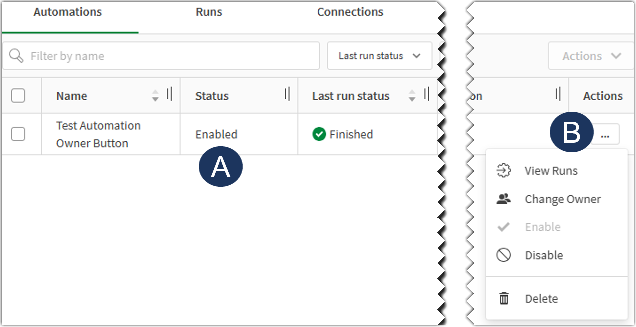 Qlik Cloud Analytics: Button executing automation errors out with Bad Request or You are not ...