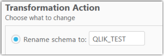 Qlik Replicate and Snowflake Target Endpoint: Schema Name for Object Identifiers