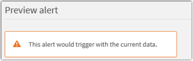 Alerts in Qlik Cloud are not working as expected: this alert would not trigger with the current data