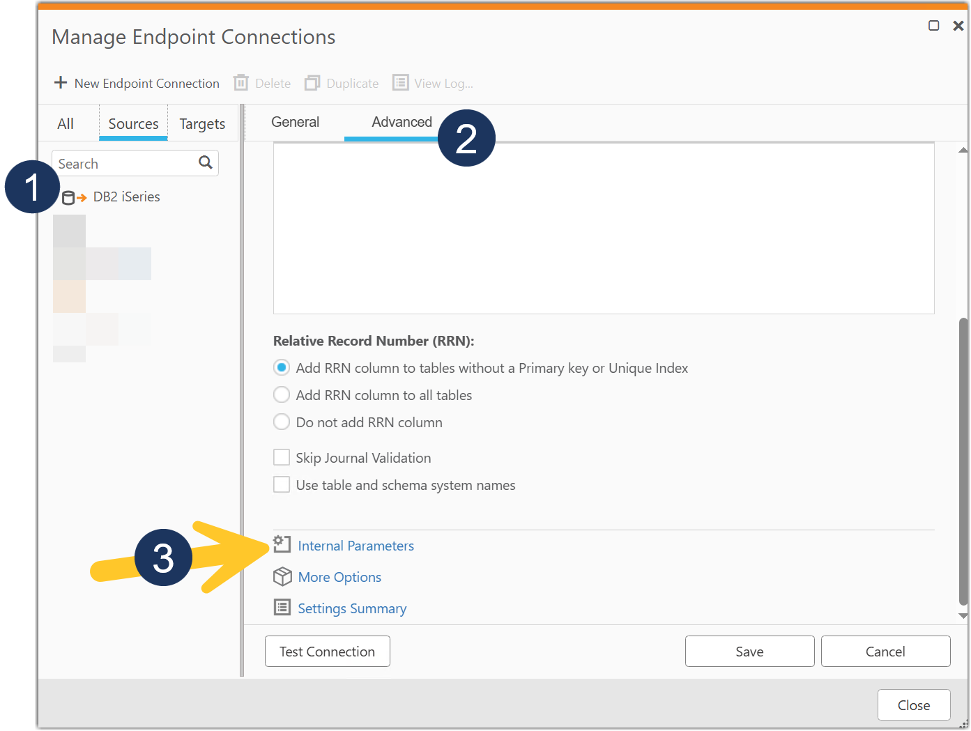 Qlik Replicate DB2i Source Endpoint Performance setting for Apply Change Task