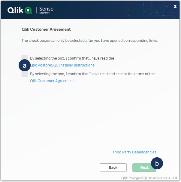 Upgrading and unbundling the Qlik Sense Repository Database using the Qlik PostgreSQL Installer