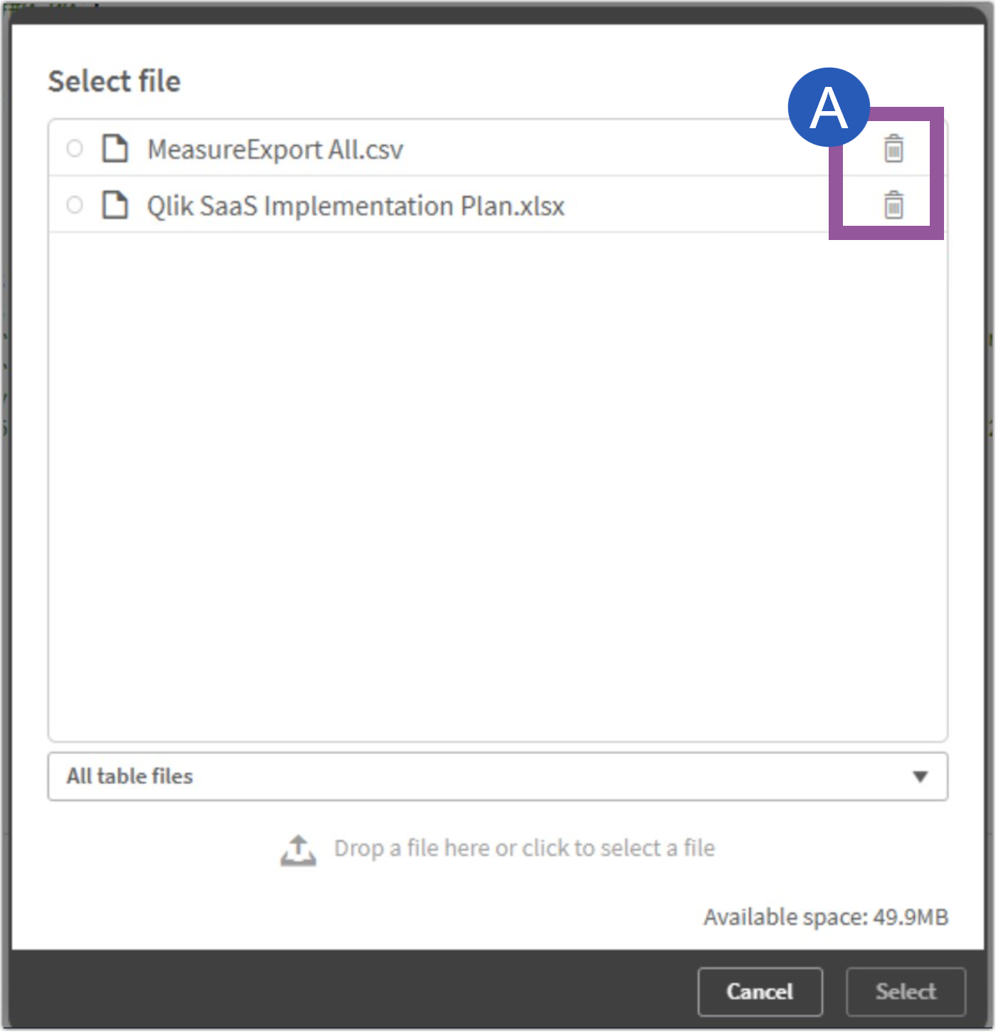 Qlik Sense Enterprise on Windows: cannot delete attached Excel data files in November 2024 release
