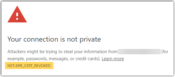Qlik Sense Enterprise on Windows: Your Connection Isn't Private, NET ...